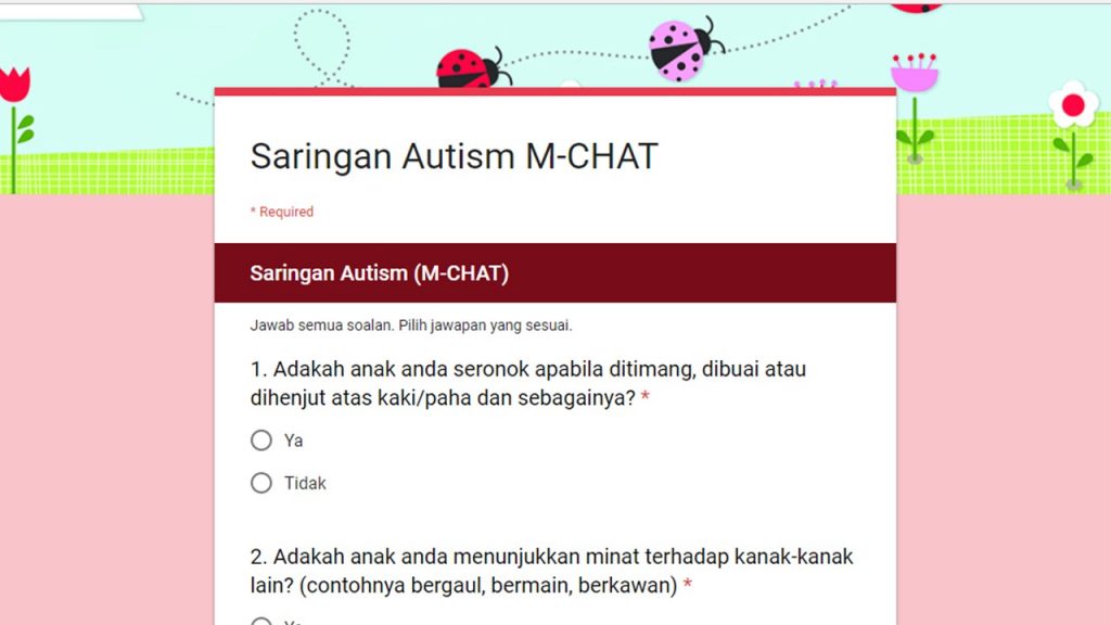 Autisme Boleh Dikesan Seawal 18 Bulan. Ini Cara Buat Saringan M-CHAT ...